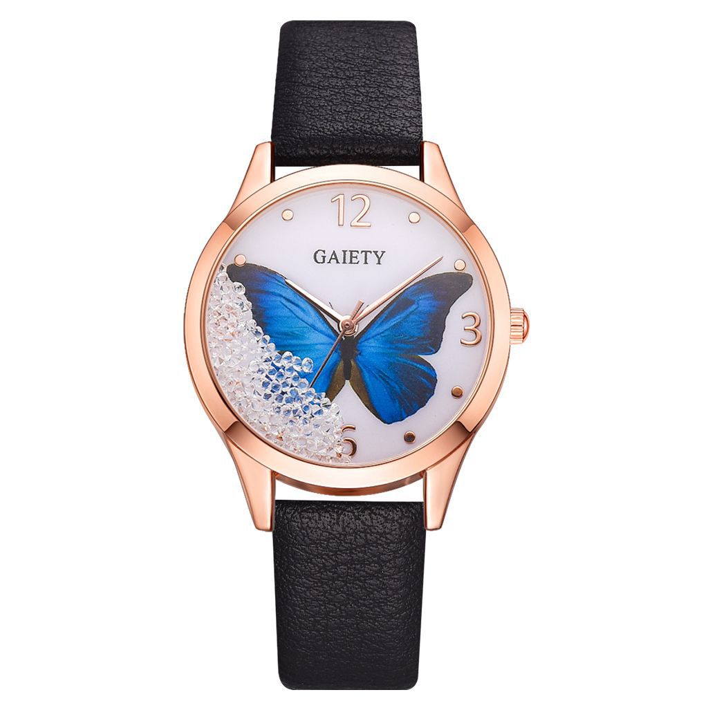 Gaiety Brand Women Watches Luxury Removable Rhinestone Butterfly ...