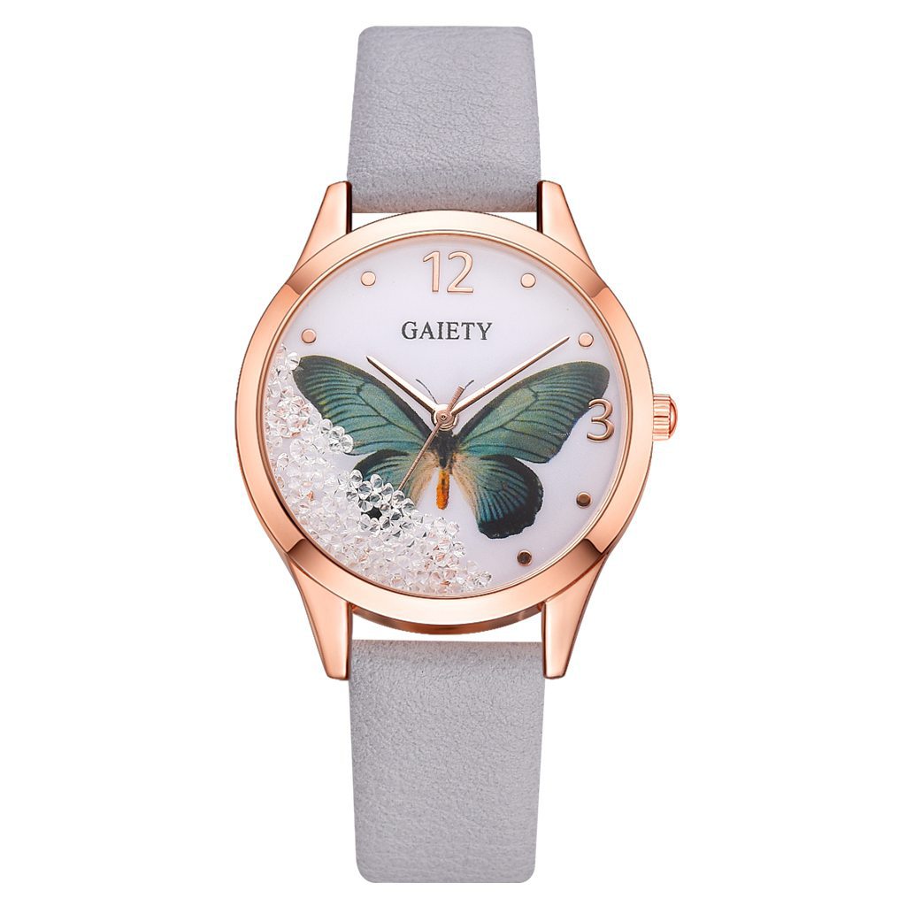 Gaiety Brand Women Watches Luxury Removable Rhinestone Butterfly ...