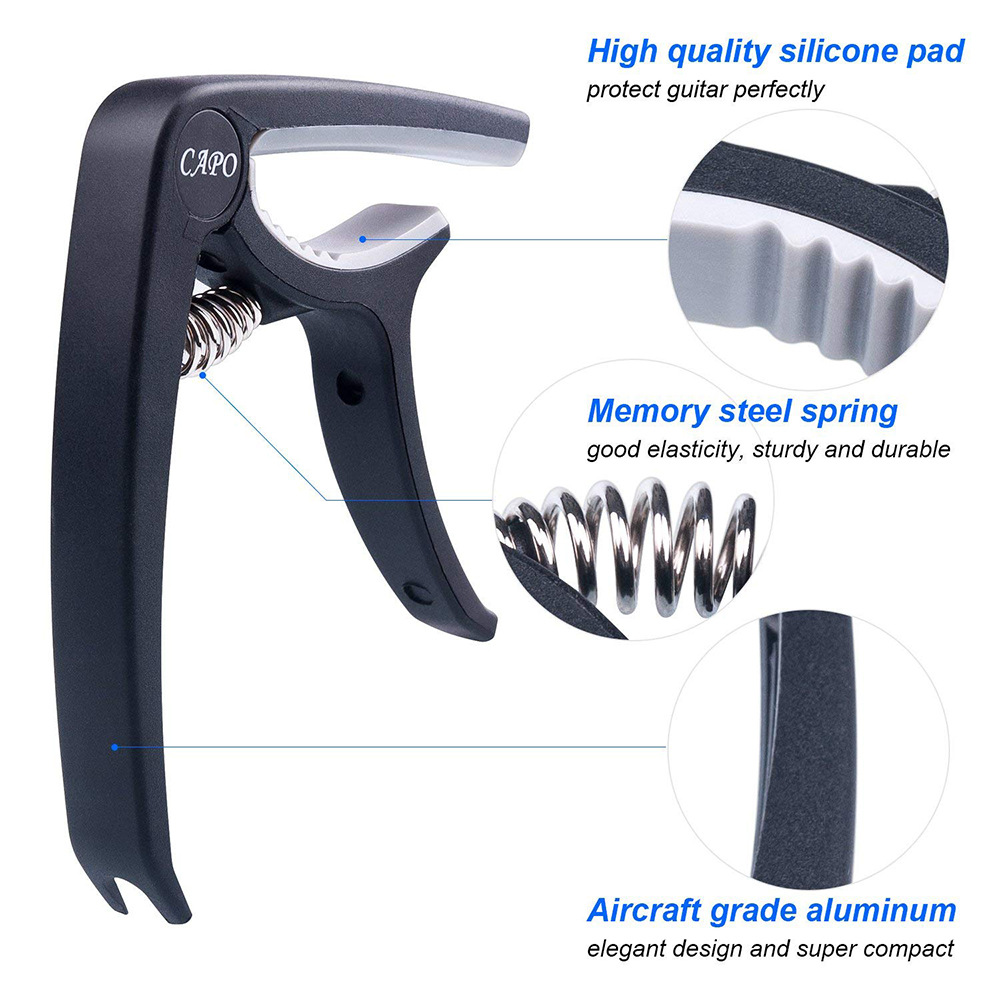 Guitar Beginner Tools Guitar Capo Tuner String Changing Tool – My Sals3
