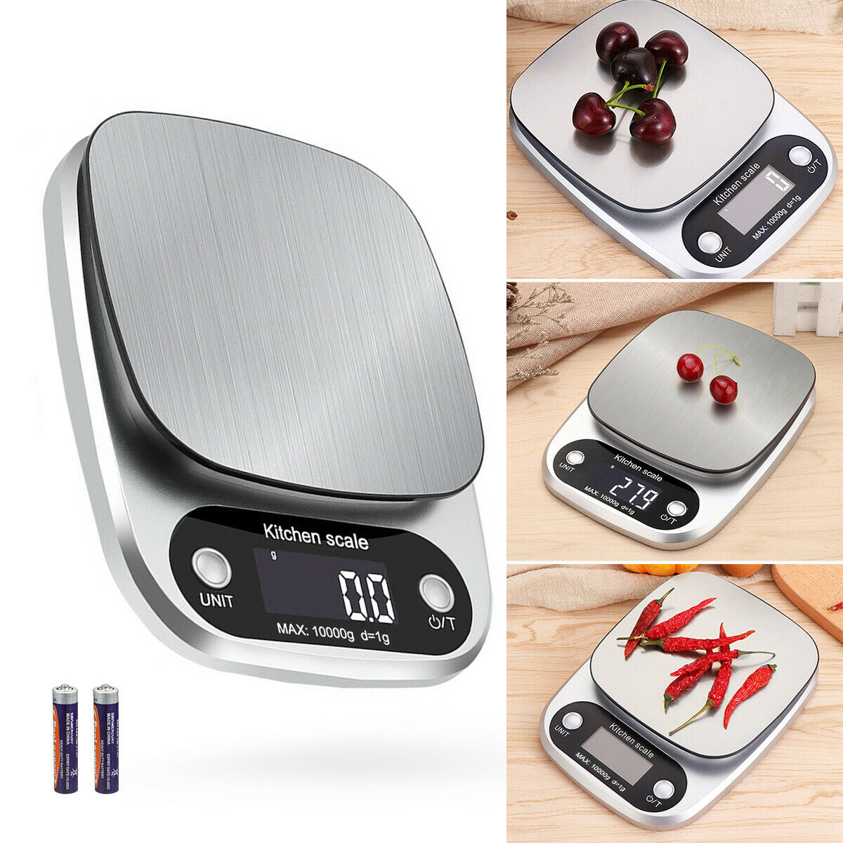 Digital Kitchen Food Diet Scale, Multifunction Weight Balance 22lbs 1g ...