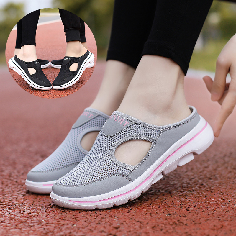 Mesh Shoes Summer Sports Slippers Women Men Casual Slip On Loafers ...