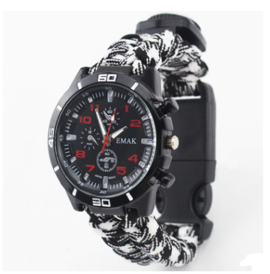 EMAK Survival Watch Camping Outdoor Medical Multi-functional Compass ...