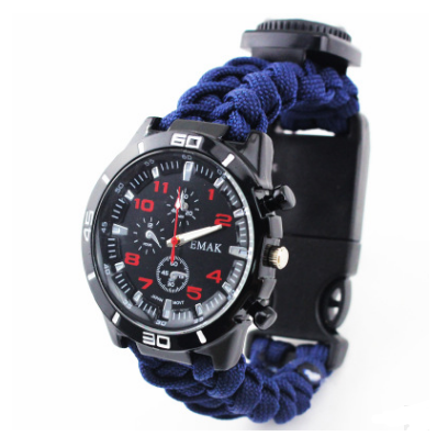 EMAK Survival Watch Camping Outdoor Medical Multi-functional Compass ...