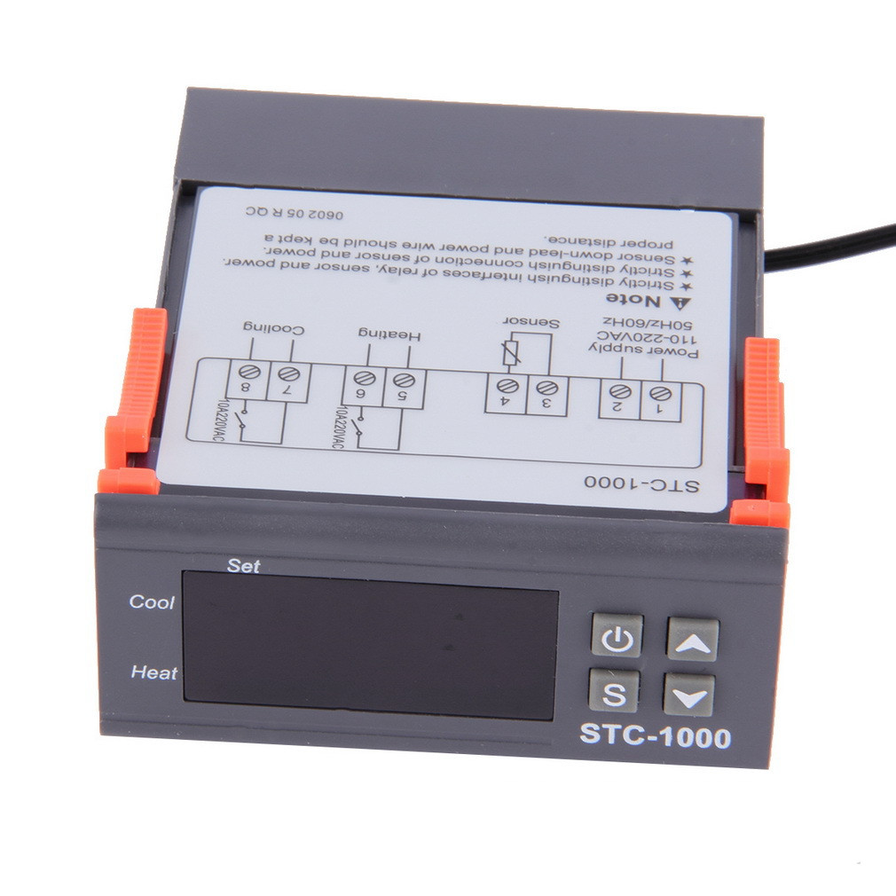 Temperature controller thermostat aquarium stc1000 incubator cold chain ...