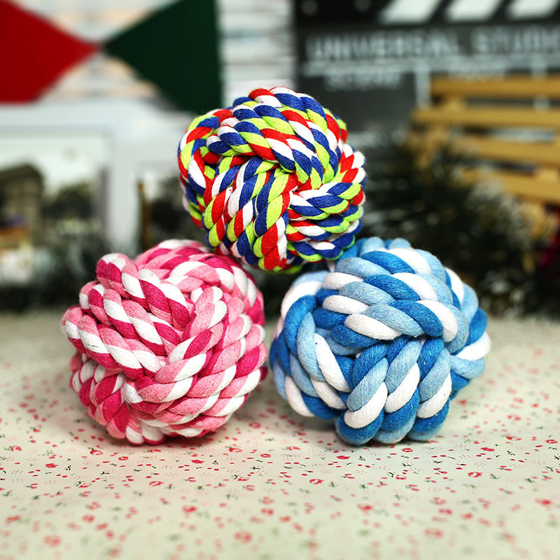 Pet Toy Cotton Rope Ball - CJdropshipping