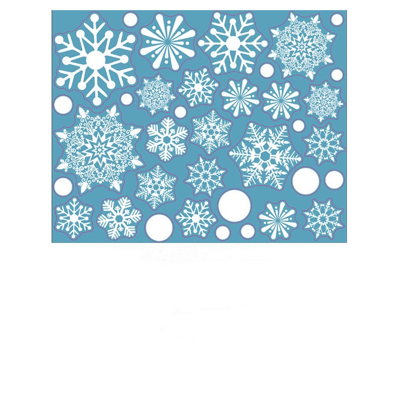 Static glass window Christmas and New Year glass stickers – My Sals3