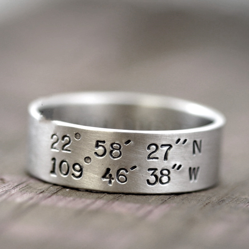 Coordinate Ring 925 Sterling Silver Handmade Male And Female Couple ...