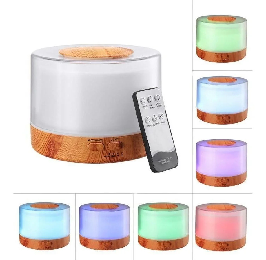 7 Colors Ultrasonic Humidifier Aromatizer Diffuser With Control ...
