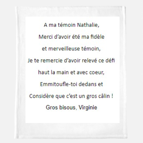 Letter Writing Flannel Blanket - CJdropshipping