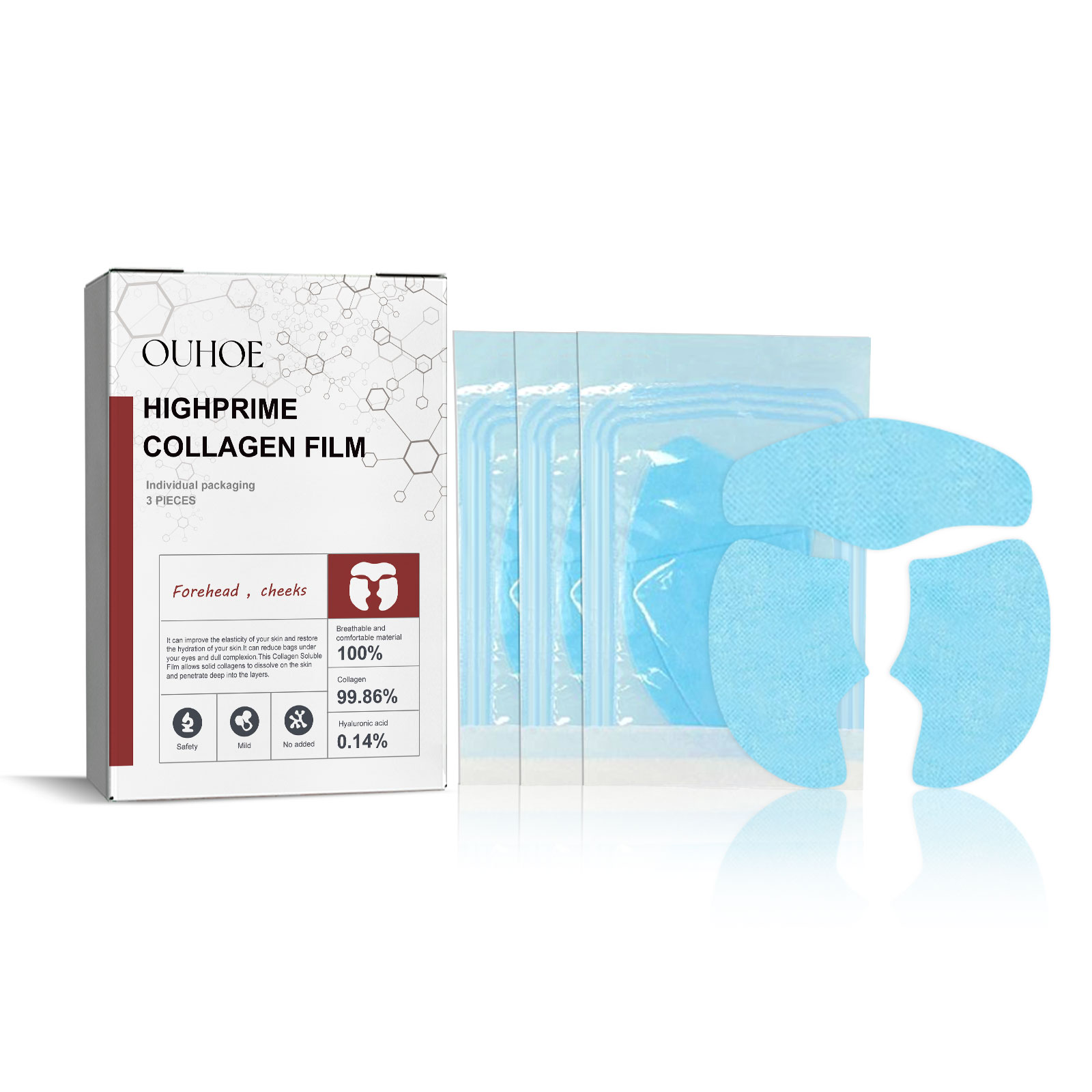 OUHOE Collagen Mask Fades Wrinkles, Dark Circles, Tightens Skin, Plumps ...
