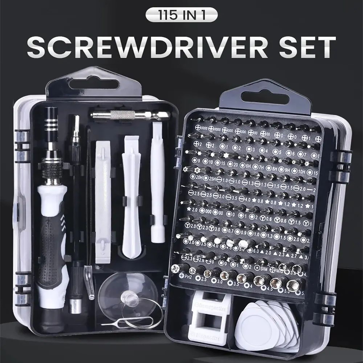 115 In 1 Precision Screwdriver Set, Super Durable Mini Professional ...