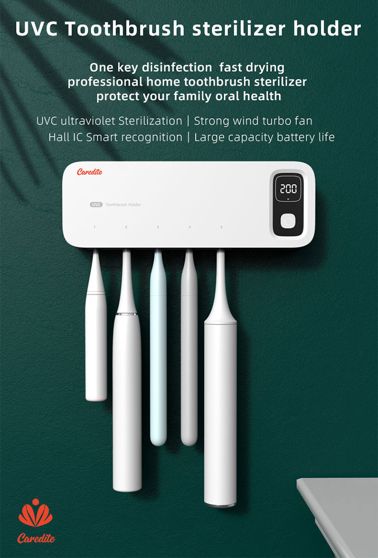 Caredite 2023 Toothbrush Sterilizer Holder With New Multi Colors, Fast ...