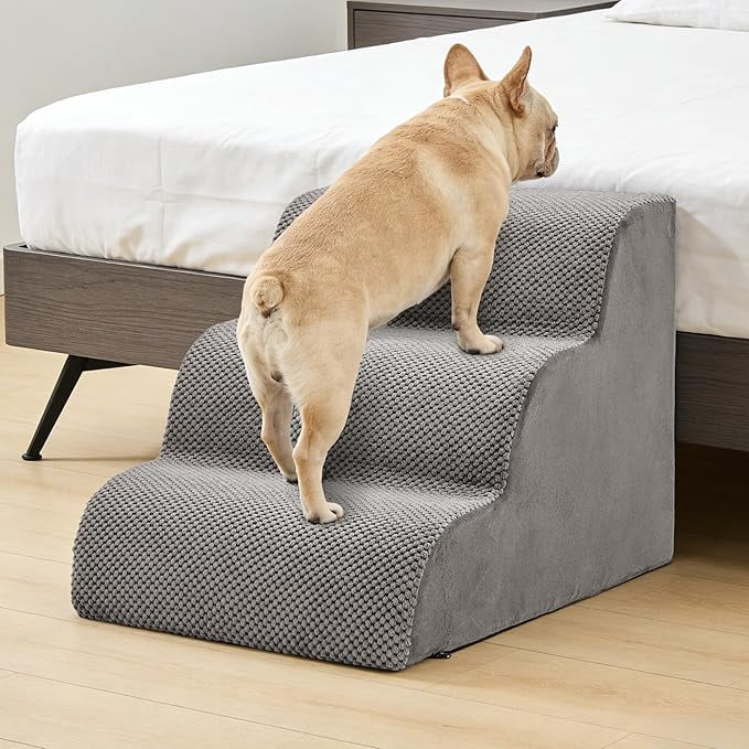 Curved Foam Pet Stairs | Gentle Slope Steps for Small Dogs and Cats | eBay
