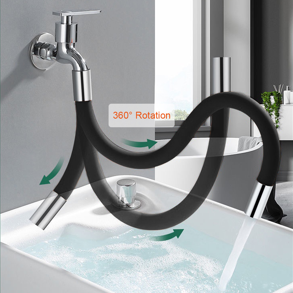 Universal Faucet Extension Tube | 360° Flexible Splash-Proof Extender ...