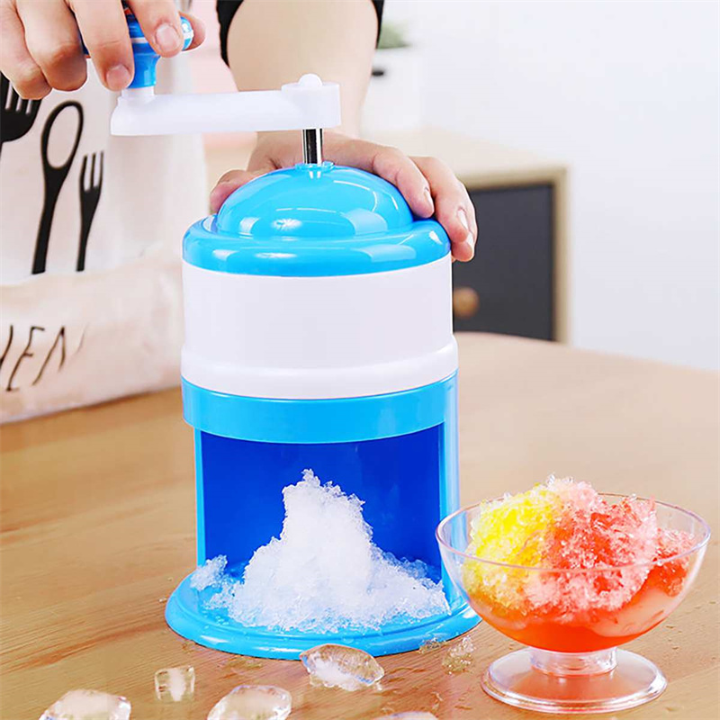 Portable Manual Ice Crushers Hand Crank Ice Shaver Shave Ice Machine ...