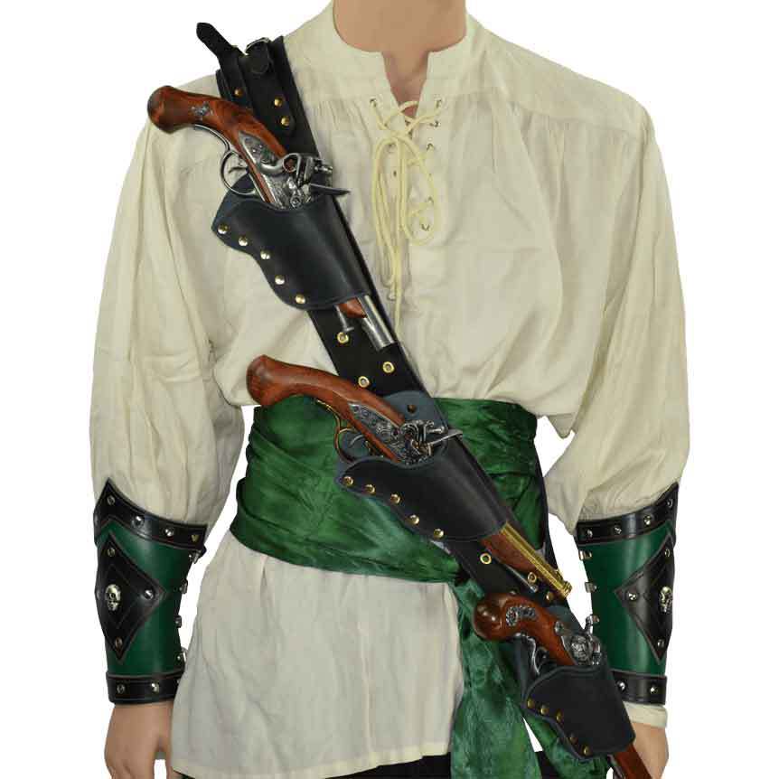 Medieval Renaissance Pirate Pistol Crossbody Strap | eBay