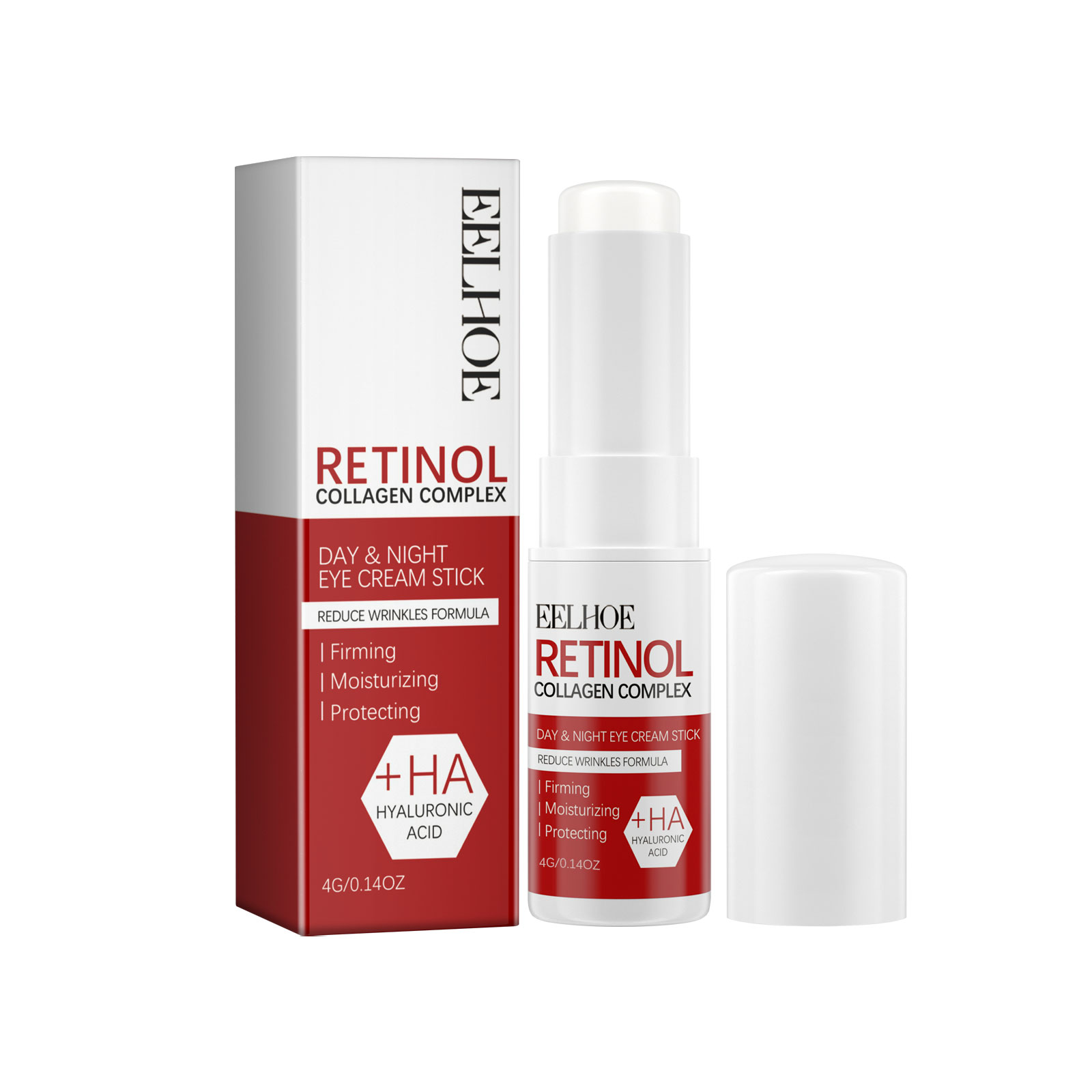 EELHOE Retinol Eye Cream Stick Helps To Reduce Fine Lines, Eye Bags, And Dark Circles While ...