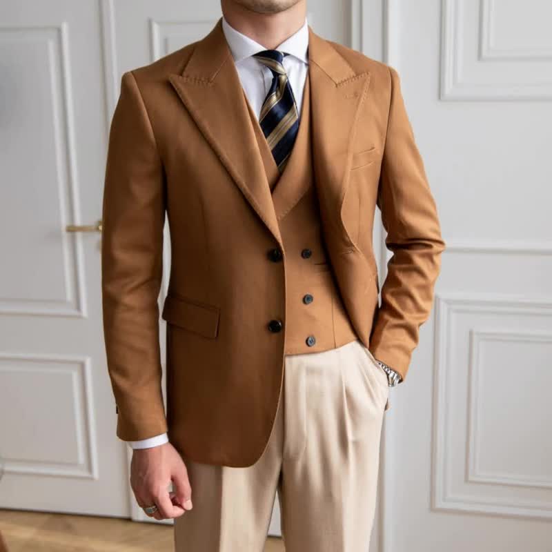 Business Slim Fitting Suit Mens British Jacket Cjdropshipping
